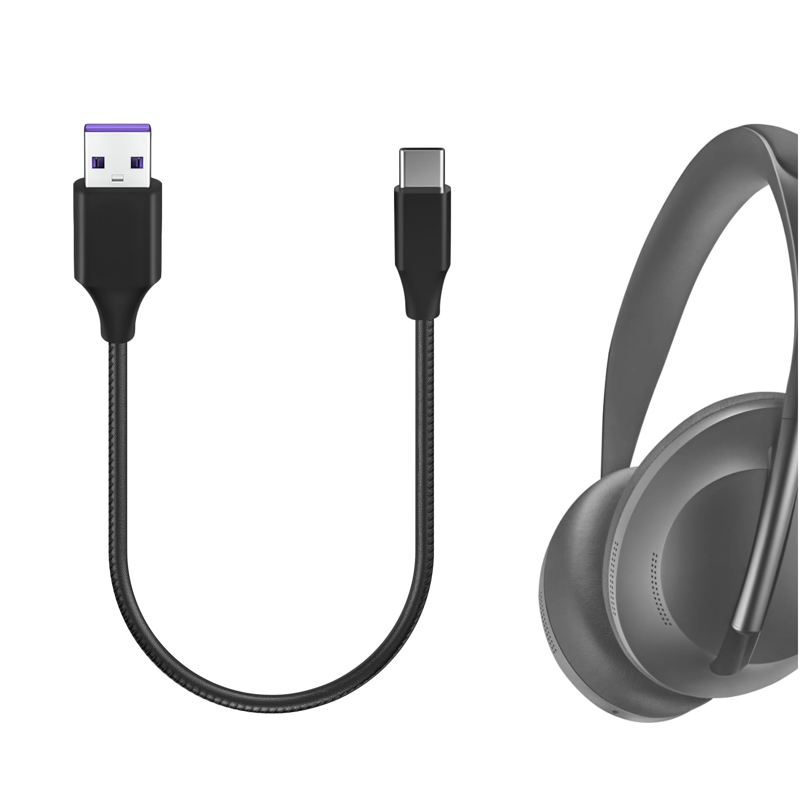 Amazon.co.jp: Geekria レザー 充電ケーブル 互換性 Type-C 充電コード USB to USB-C ボーズ Bose ...