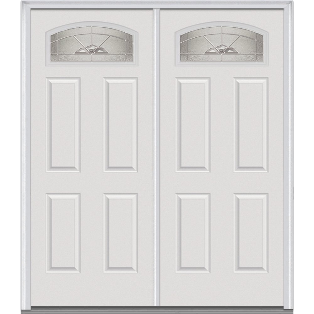 National Door Company Z016135L Fiberglass Smooth, Brilliant White, Left ...