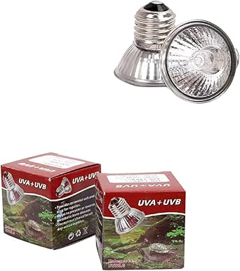 yanhe 50W UVA UVB Bulbs for Tortoise Heat Lamp Halogen Basking Bulb for ...