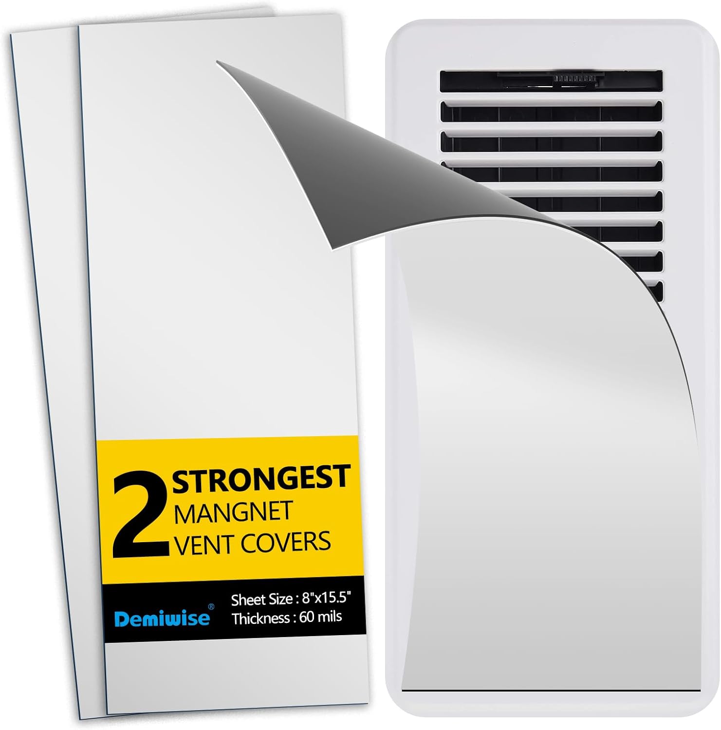 2Pack Magnetic Vent Covers,8x15.5inch Magnetic air Vent Covers for ...