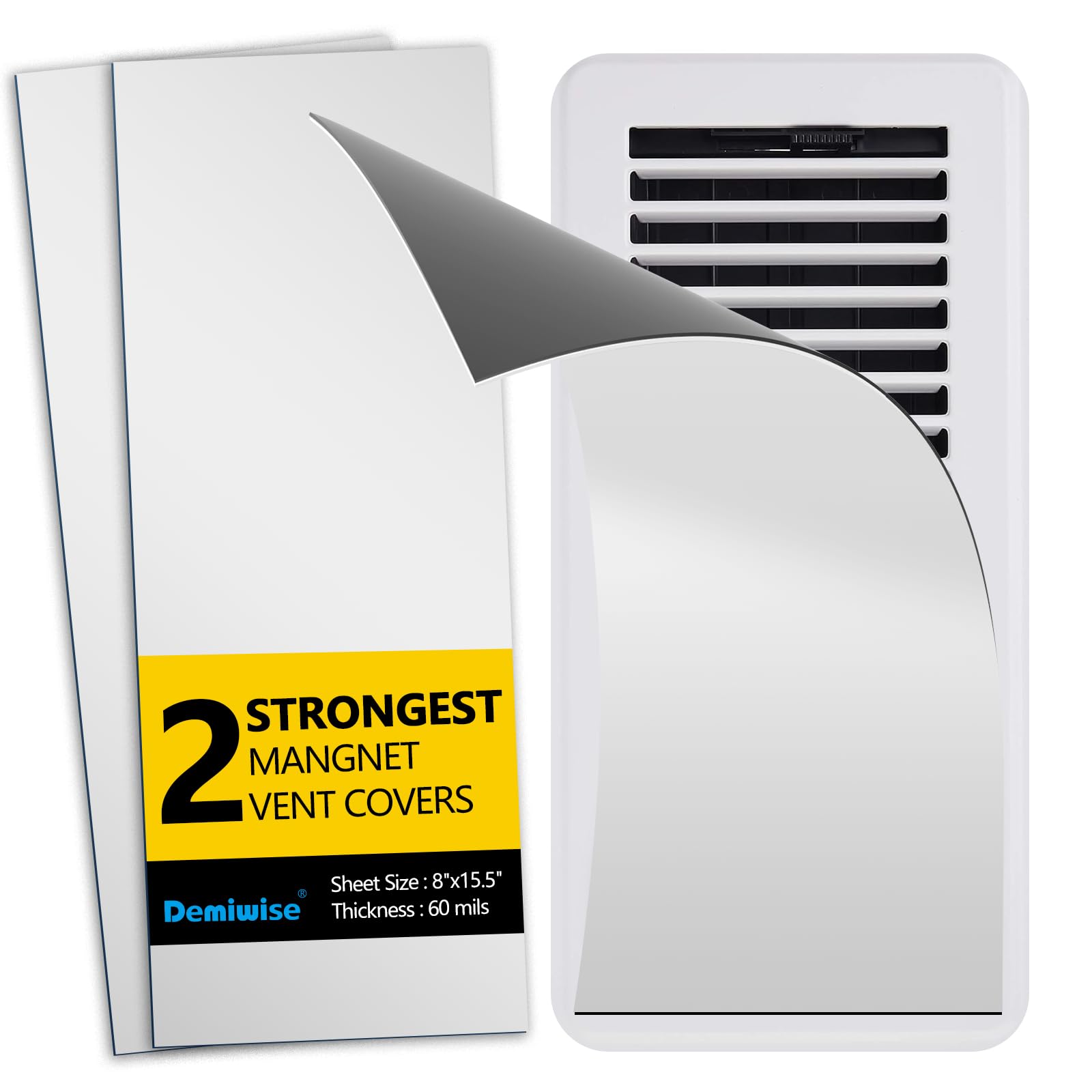Snapklik.com : 2Pack Magnetic Vent Covers,8x155inch Magnetic Air Vent ...