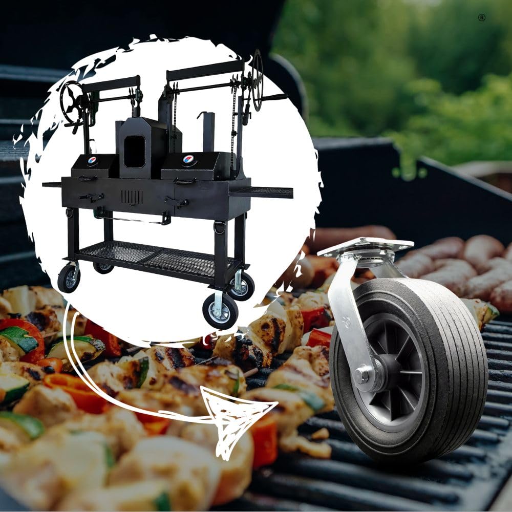 Metal Wheels For Barbecue Pits Upgrading Wheels On A Country Bbq Pit
