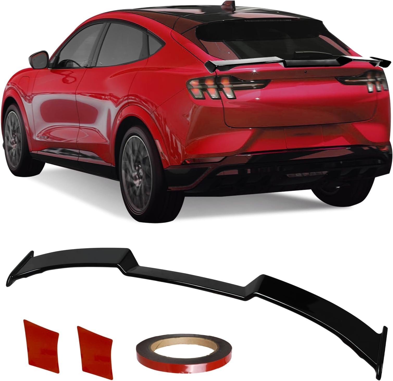 Amazon.com: ACMEX Rear Spoiler Compatible with 2021-2024 Mustang Mach E ...