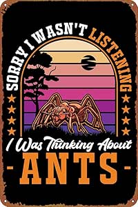 Amazon.com : Ant Keeper Ant Gift Poster Vintage Cute Metal Sign Gift ...