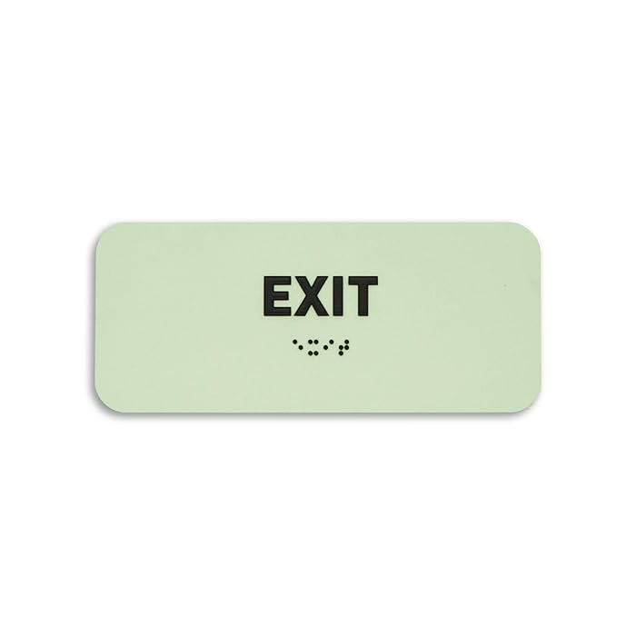 Exit Signs Janitor Closet Sign By GDS - ADA Compliant, Raised Icons ...
