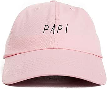 Papi Unstructured Dad Hat - Pink w/Black at Amazon Men’s Clothing store