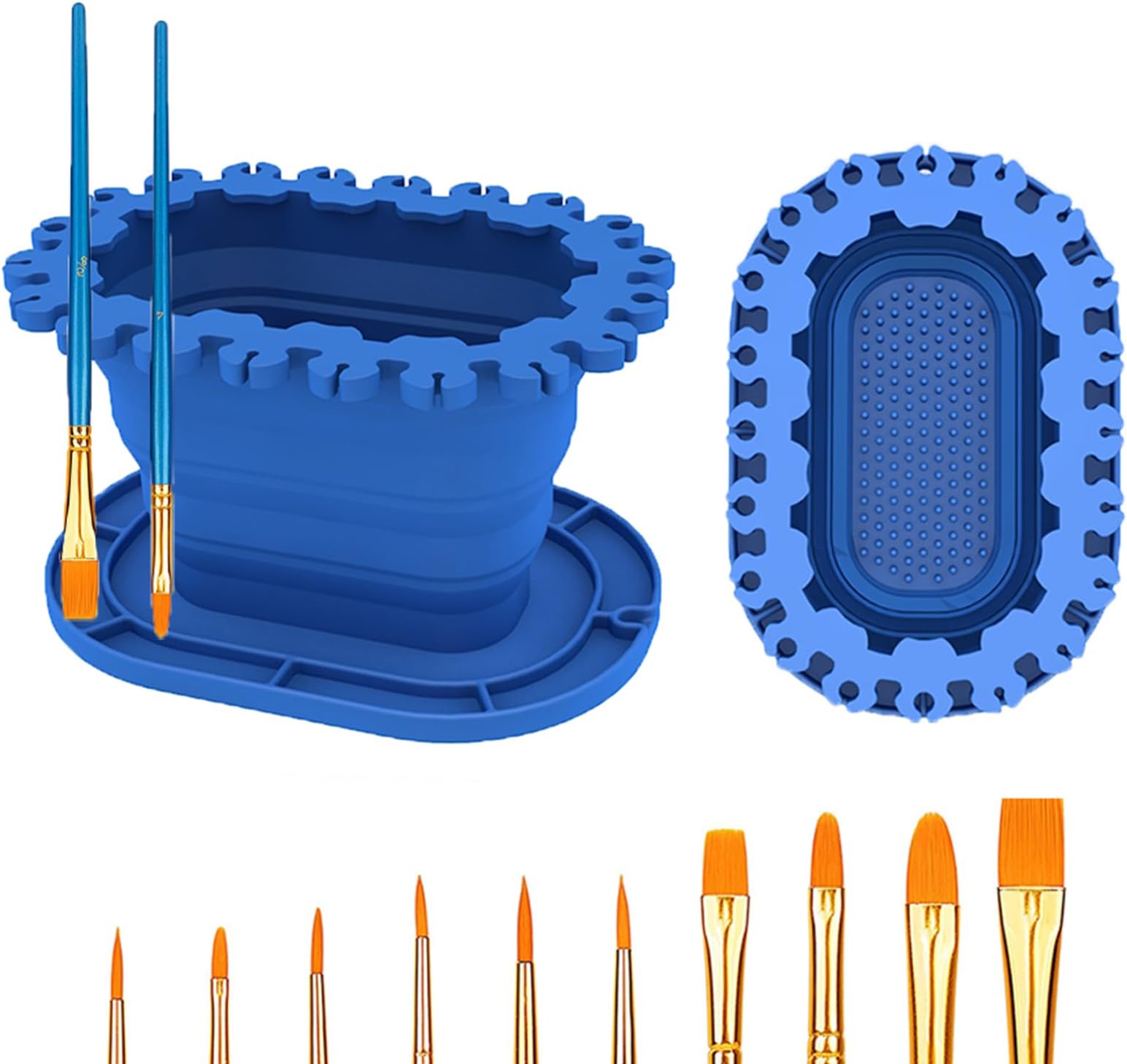 Amazon.com: SUWARMN Paint Brush Cleaner Rinse Cup (All-in-One ...