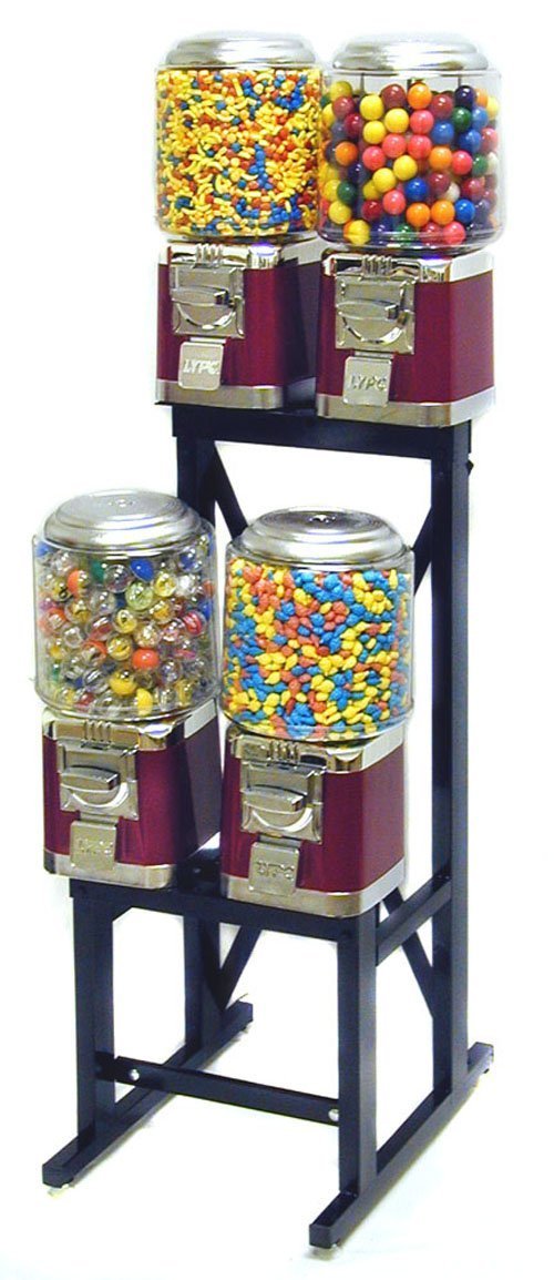 Amazon.com: Classic 4 Unit Gumball Candy Machine with Step Stand : Home ...