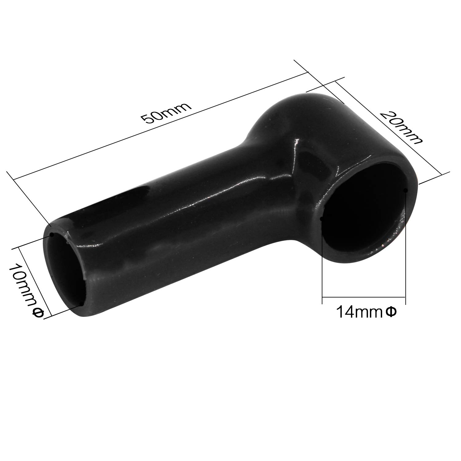 Snapklik.com : 10Pcs Stud Terminal Covers 14mm X 10mm Terminal ...