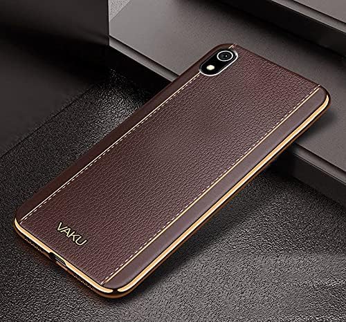 Vaku® Back Cover for Redmi 7A TPU Leather Pattern Vertical Leather ...
