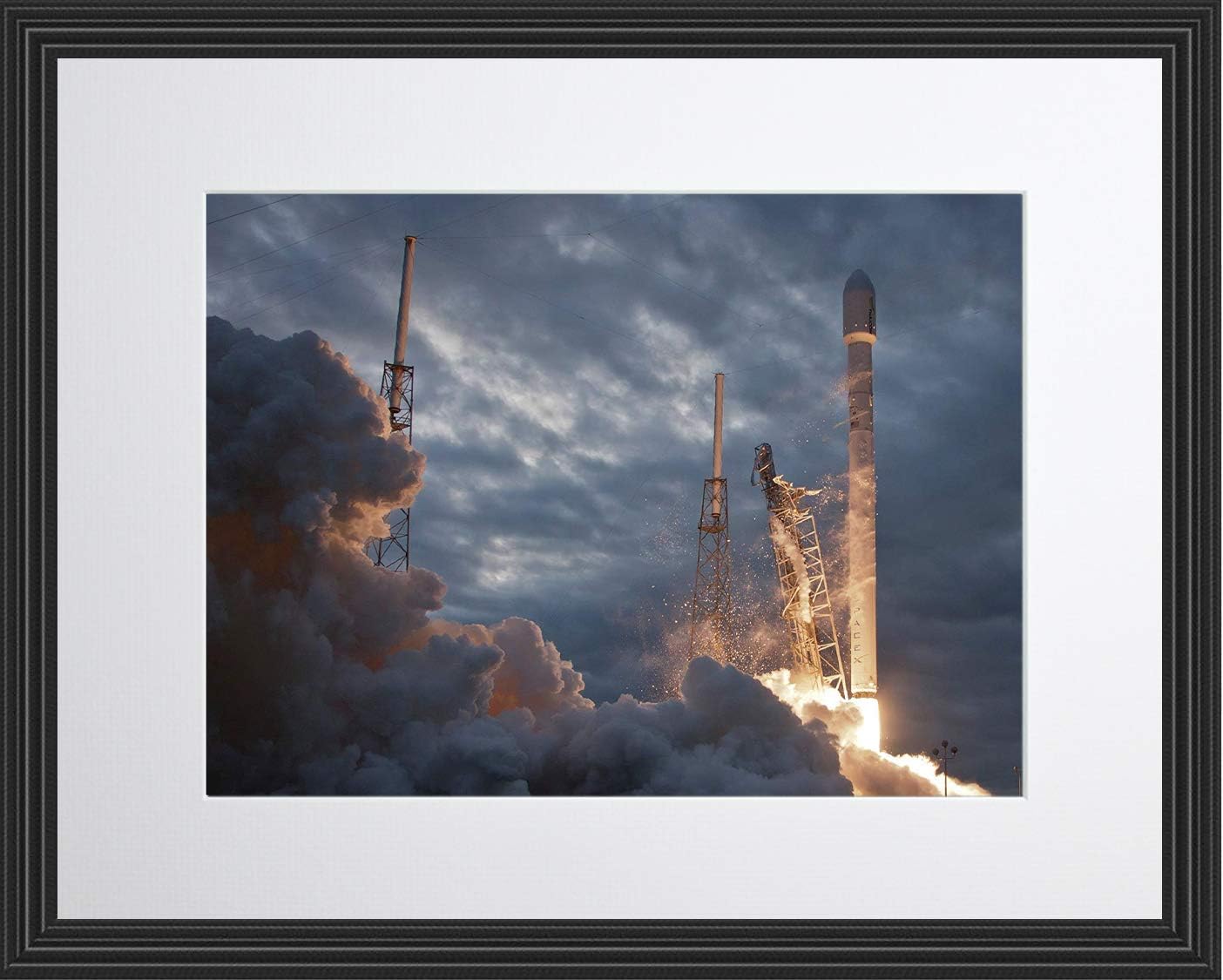 Amazon.com: wesellphotos SpaceX Rocket Launch (11x14 Framed) | (Poster ...