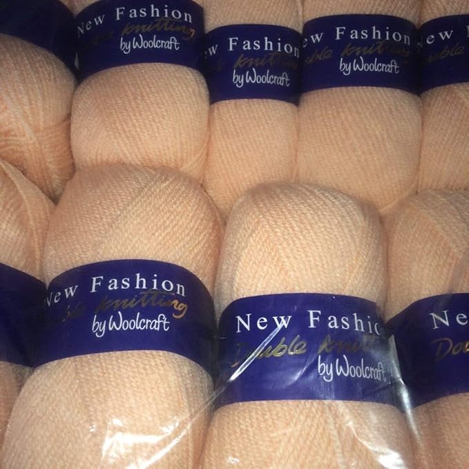 5 x 100g Woolcraft Dk Double Knitting Wool, Yarn (5 x 100g Face 220 ...