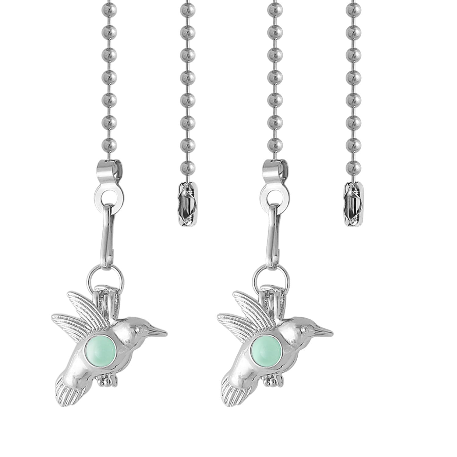 Amazon.com: Dotlite 2Pack Hummingbird Ceiling Fan Pull Chain Glow in ...