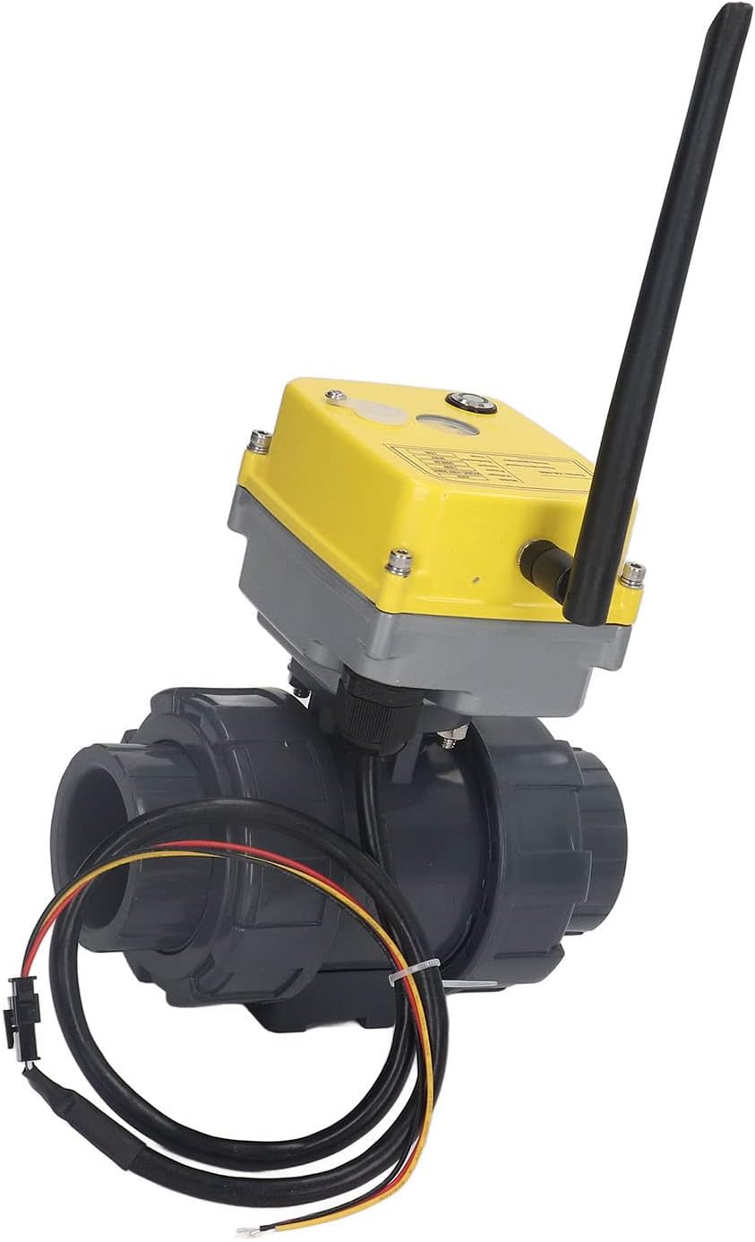 Amazon.com: Smart Electric Ball Valve PVC IP67 APP Remote Control Water ...