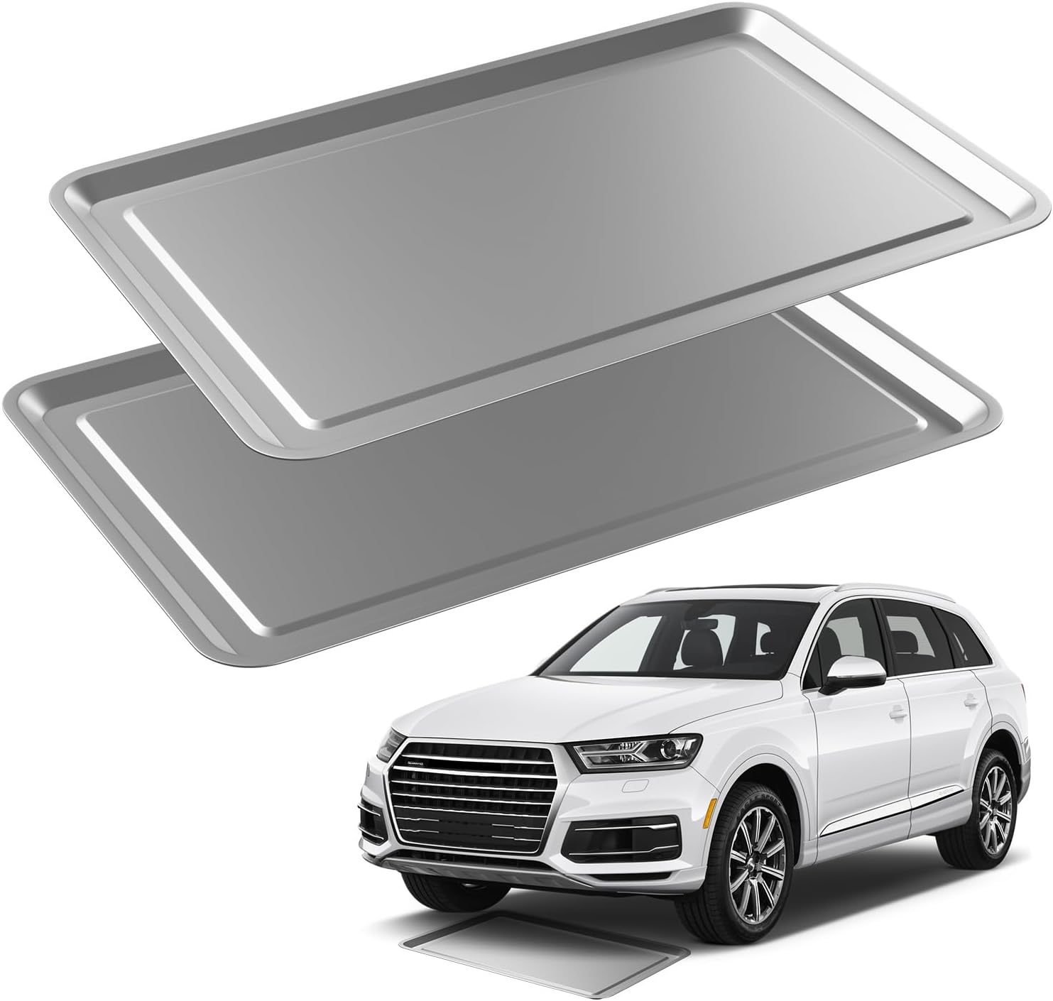 Amazon.com: AXQMY 2 Pcs Under Car Oil Pans for Changing Oil, Motorcycle ...