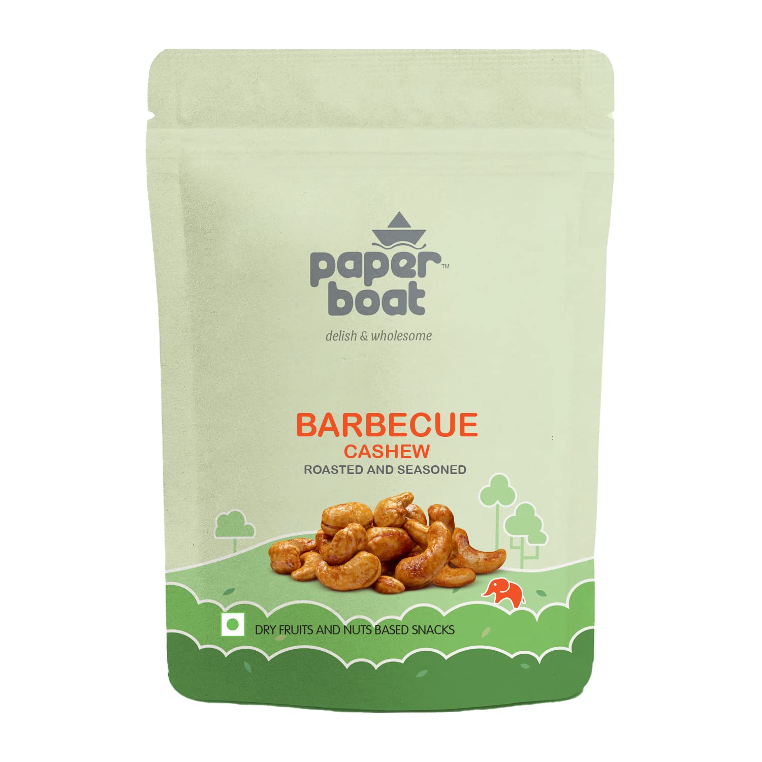 Paper Boat Barbeque Cashews | Best Indian Healthy Snack | Dry Roasted ...