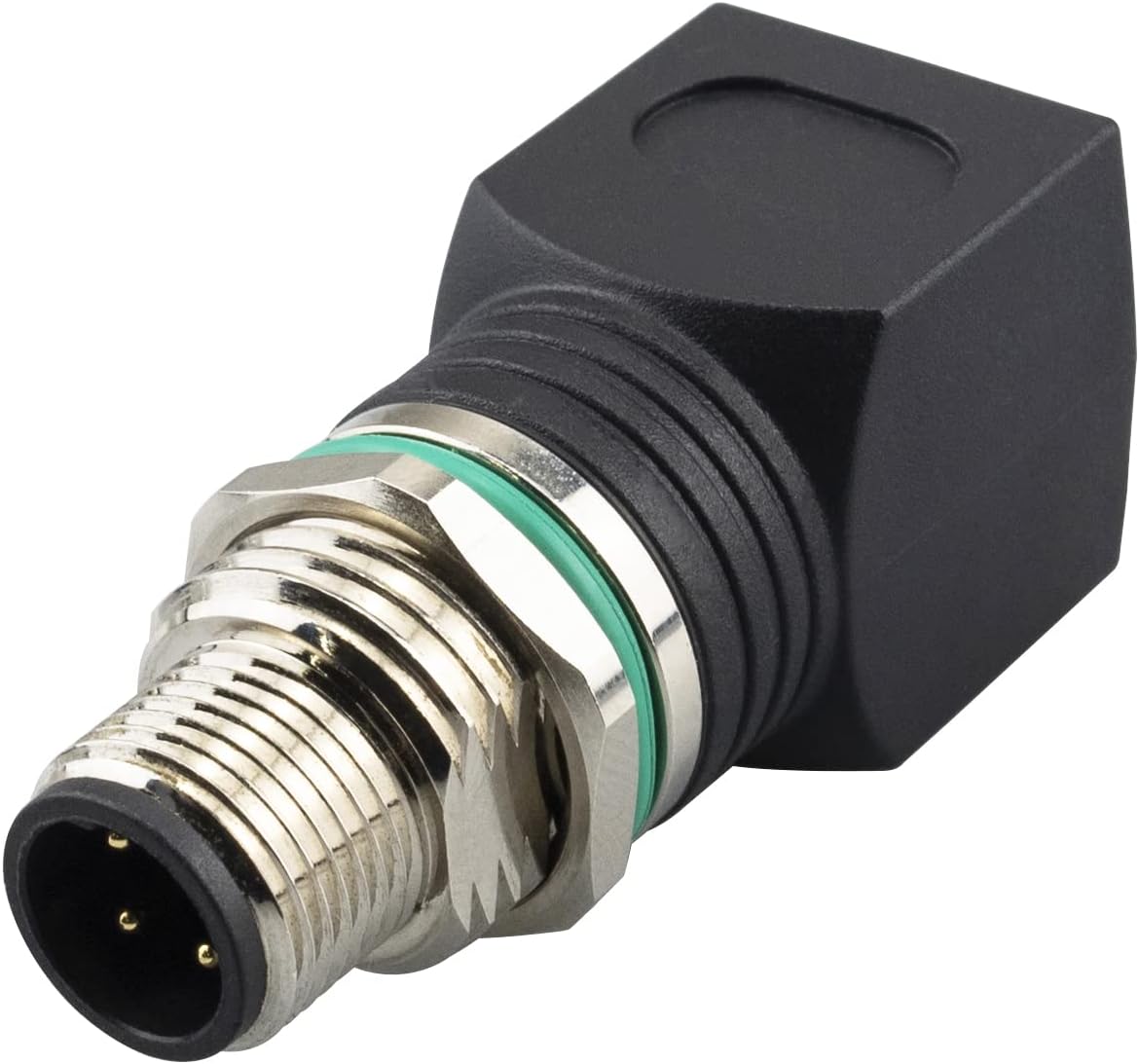 Lonlonty RJ45 to M12 4-Pin Industrial Ethernet Adapter, IP68 Waterproof ...