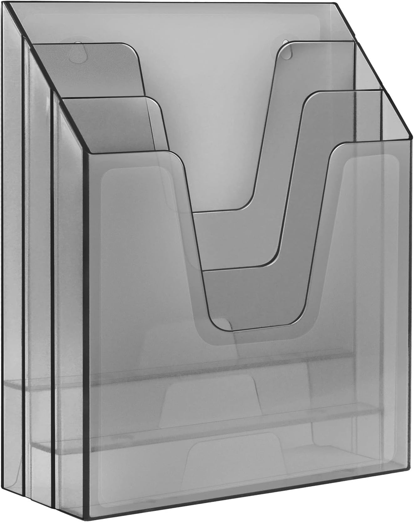 Amazon.com: Acrimet Horizontal Triple File Folder Holder Organizer ...