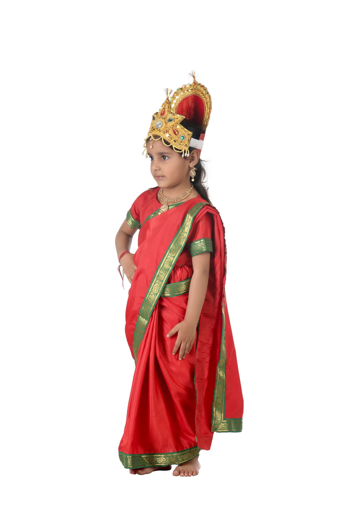 Buy BookMyCostume Rani Sita Girls and Women Fancy Dress Costume ...