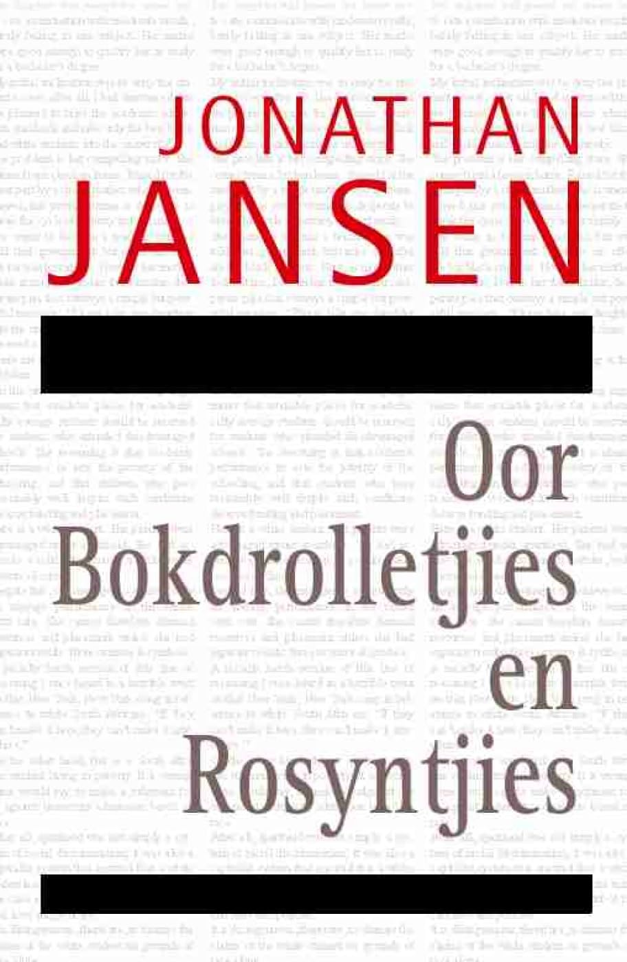 Oor Bokdrolletjies en Rosyntjies: Jansen Prof, Jonathan: 9781920434175 ...