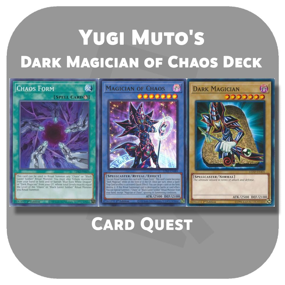 Buy Complete Custom Deck for Yu-Gi-Oh! - Yugi Muto's Dark Magician of ...