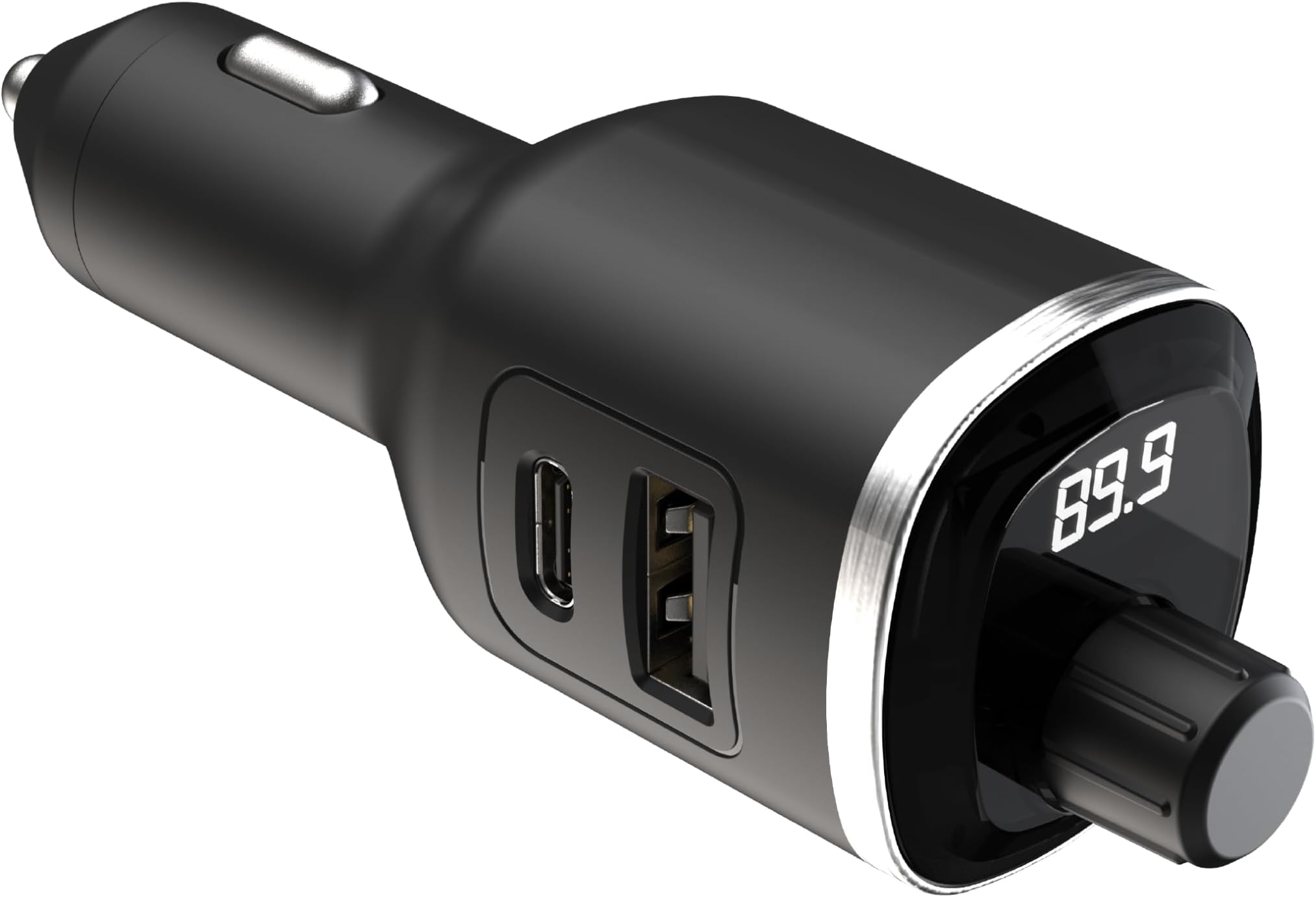 Amazon.com: Scosche BTFM8 Bluetooth FM Transmitter Car, Dual 12W USB-C ...