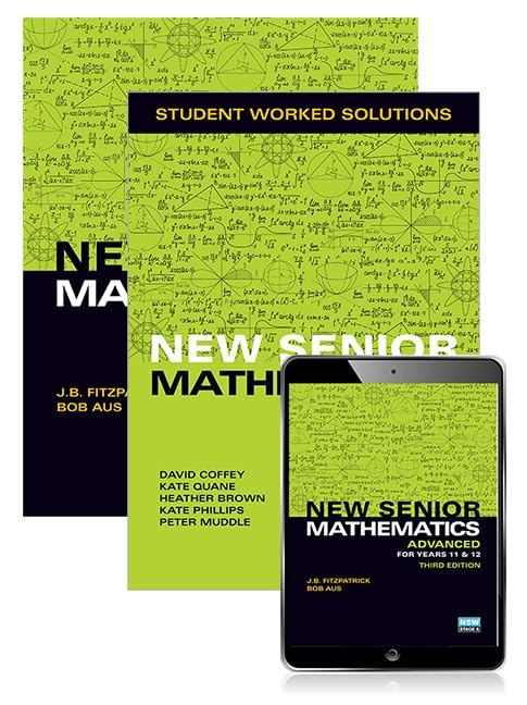 New Senior Mathematics Advanced Years 11 & 12 Student Book, eBook and ...