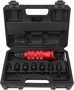 Amazon.co.jp: Electric Rivet Gun Adapter Kit, Cordless Rivet Tool Kit ...