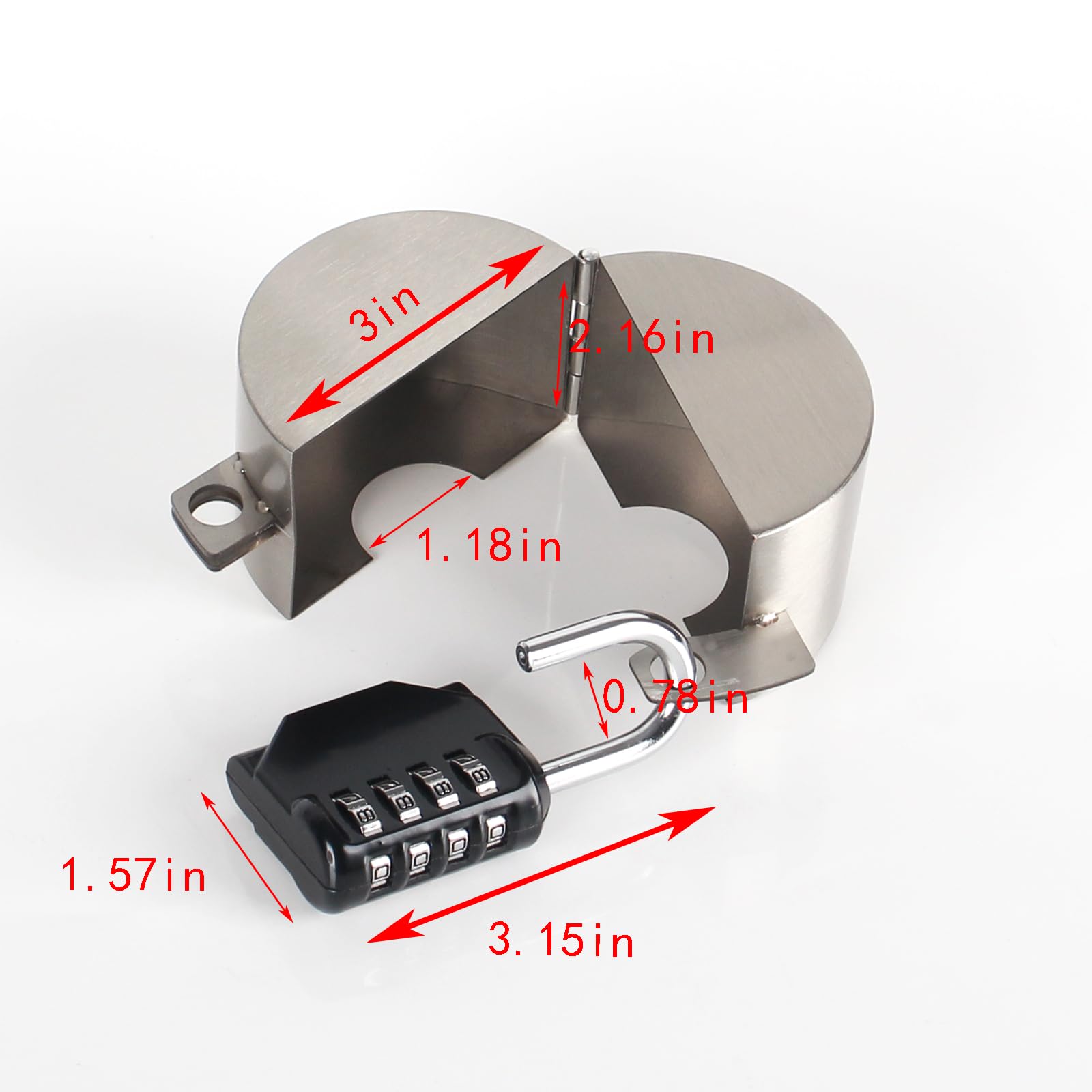 Snapklik.com : Door Handle Lock Device - Prevents Turning Of Door Knob ...