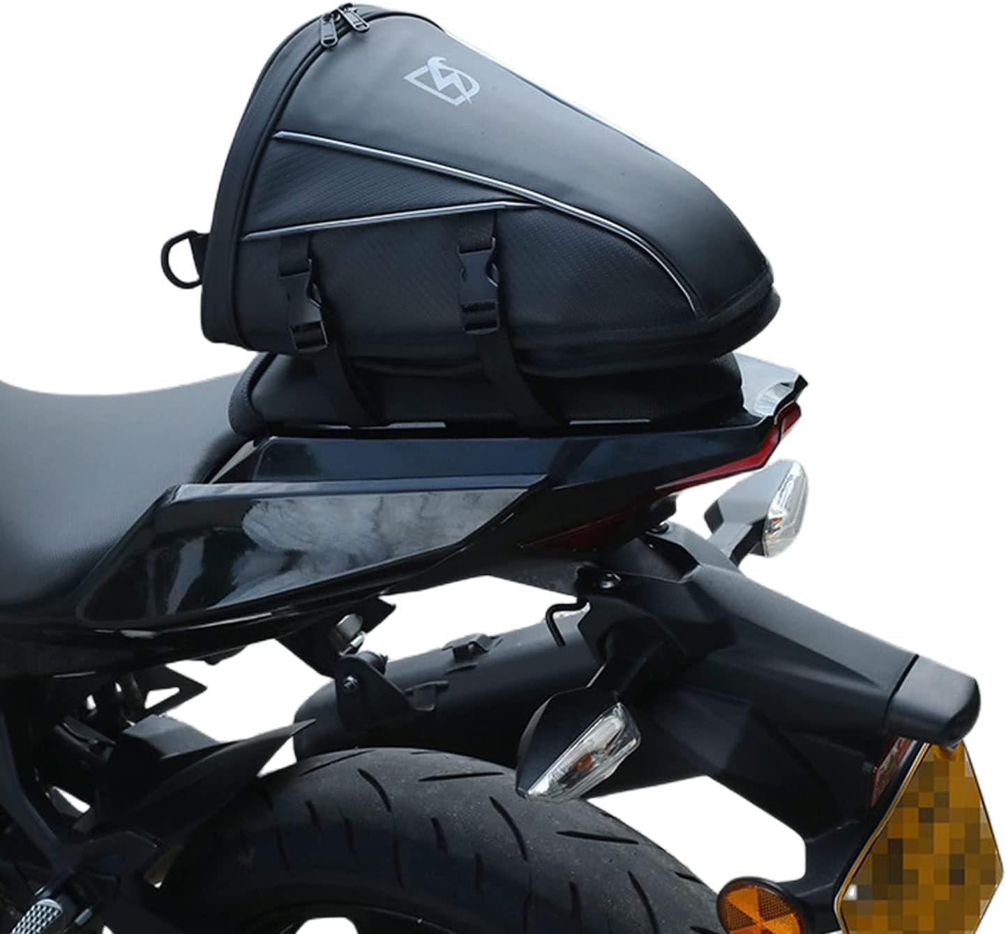 Amazon.com: Motorcycle Backseat Tank Bag Motorcycle Tail Bags ...
