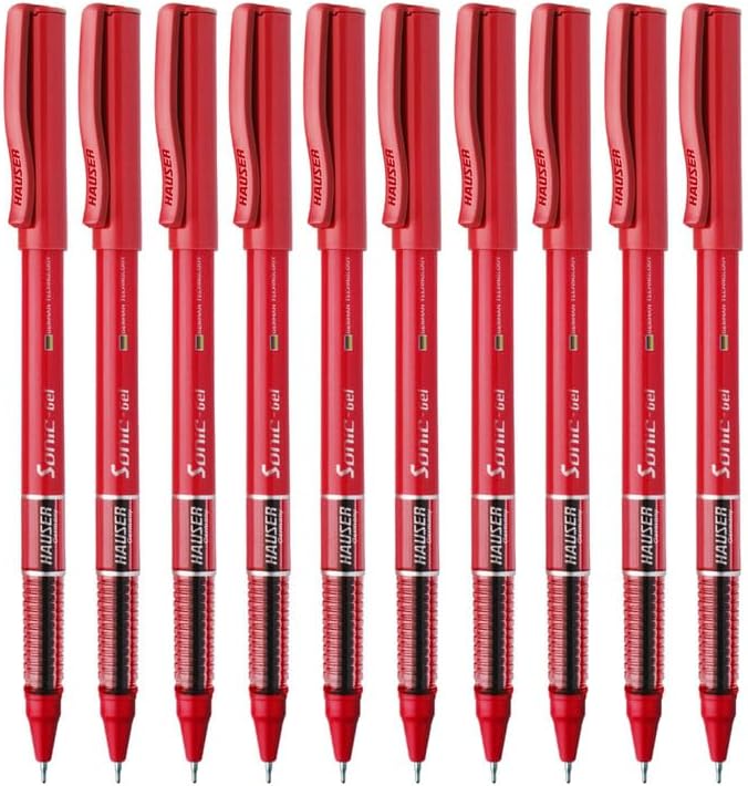 Hauser Sonic X Gel Pen Card Pack | Water Proof Ink For Smooth Flow ...