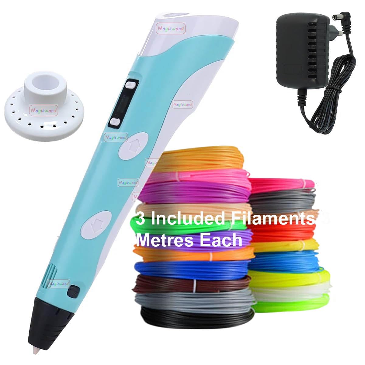 Magicwand Imagine & Innovate 3D Pen with LCD Display with Filament ...