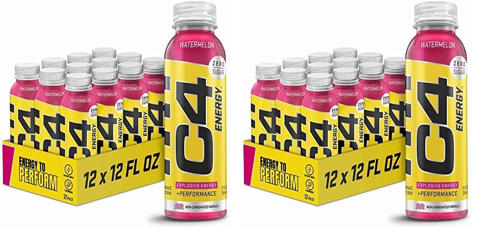 C4 Energy Non Carbonated Zero Sugar Energy Drink Pre Workout ...