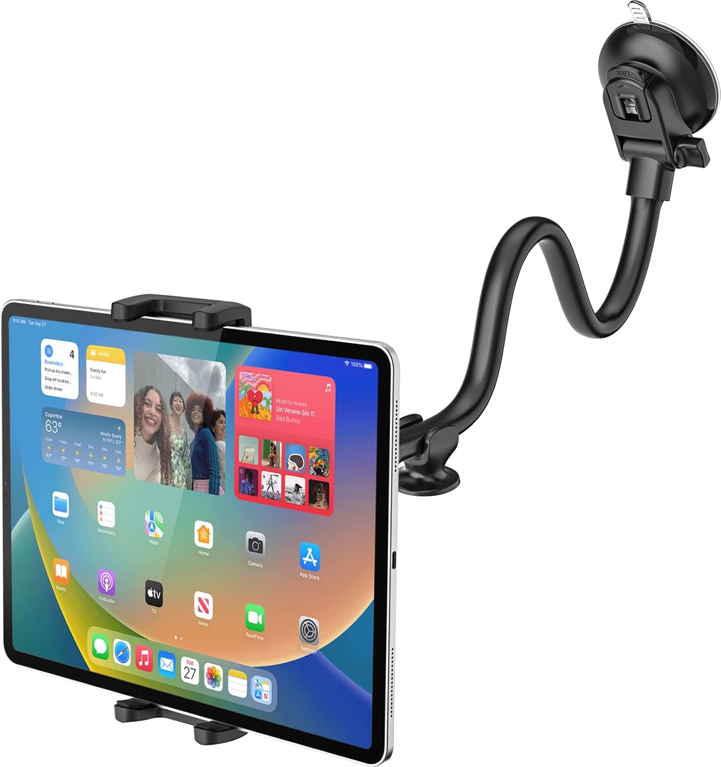 Amazon.com: Aozcu Universal Car Windshield Tablet Mount for Truck ...