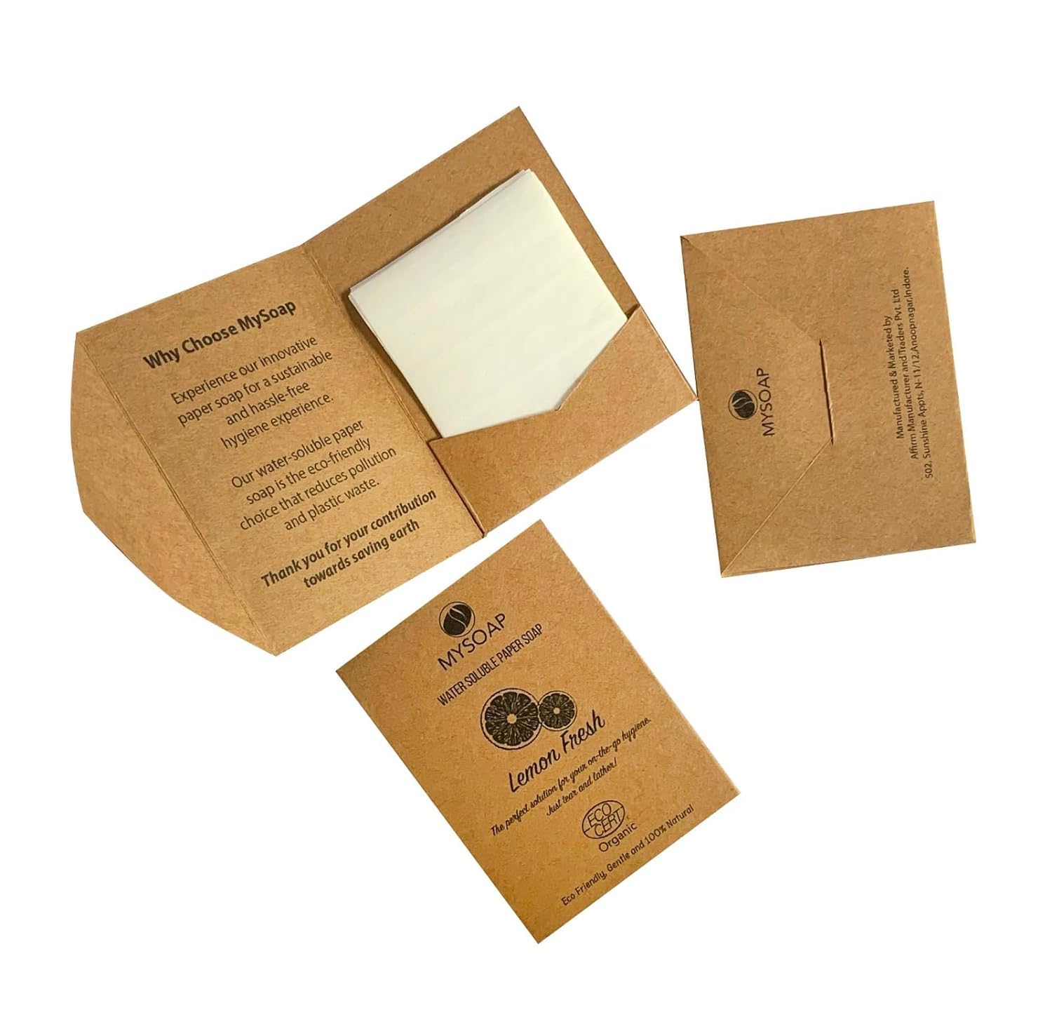 Buy My Soap Water Soluble Paper Soap (Pack of 5) Online at Low Prices ...