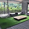 YAZLYN COLLECTION 50MM Polyester Blend High Density Artificial Grass ...