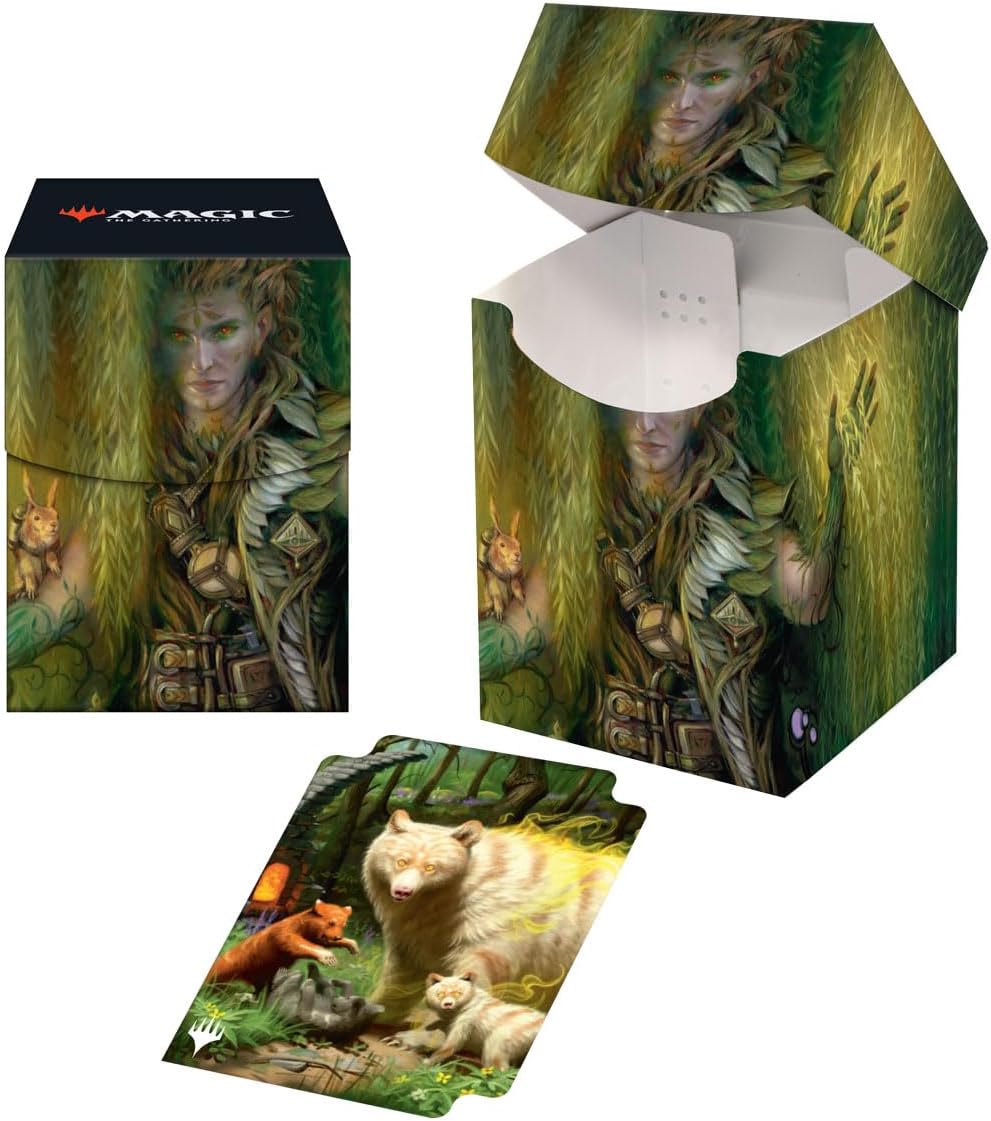 Amazon.com: Ultra Pro - Foundations Ajani 100+ Deck Box Light for Magic ...