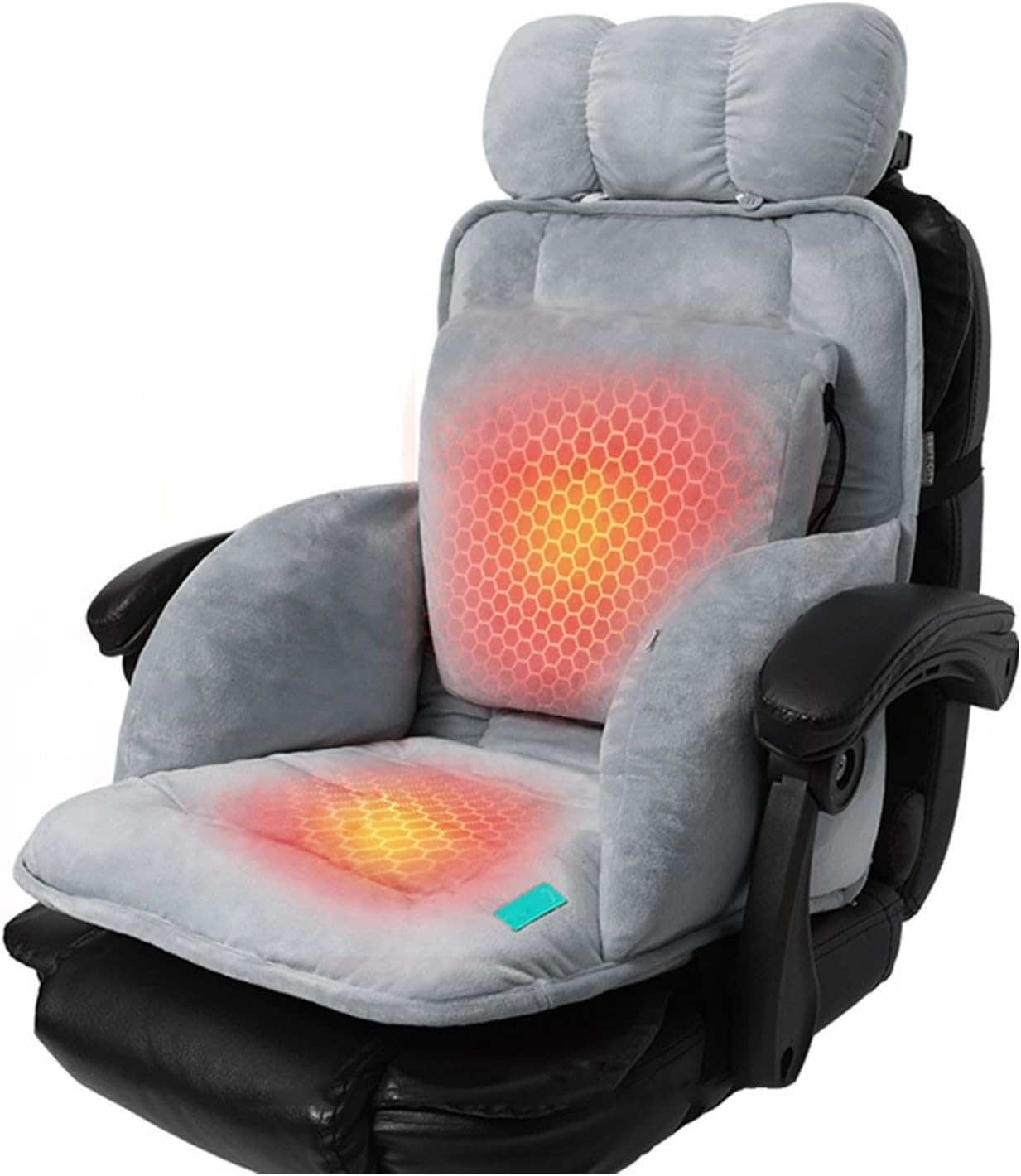 Amazon.com: USB Heated Seat Cushion for Office Chair, Heated Seat Pad ...