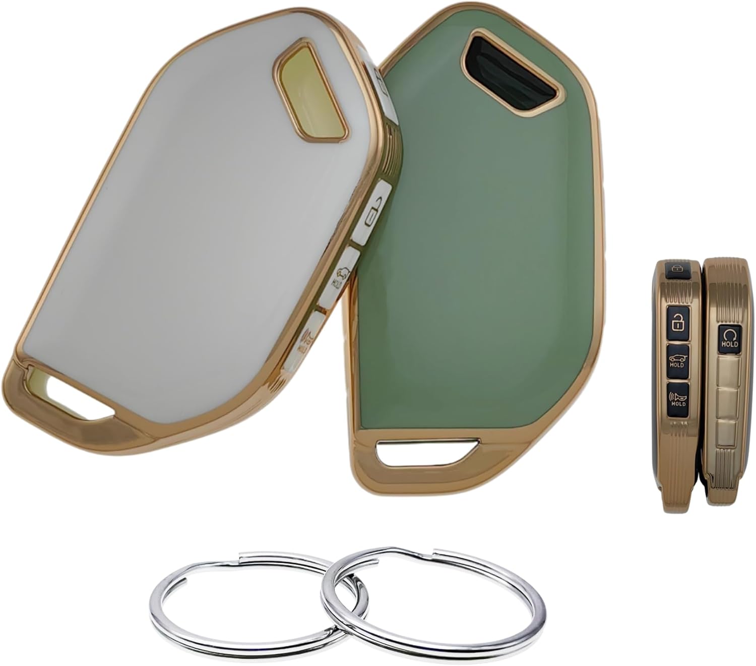 Amazon.com: REPROTECTING TPU Thermoplastic Polyurethane Key Fob Cover ...