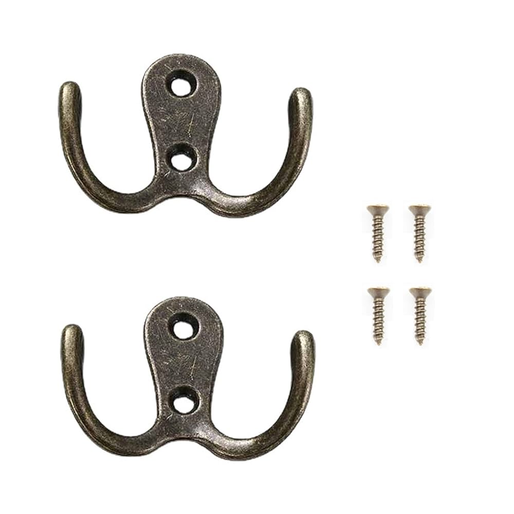 Wrought Iron Two Prong Hook