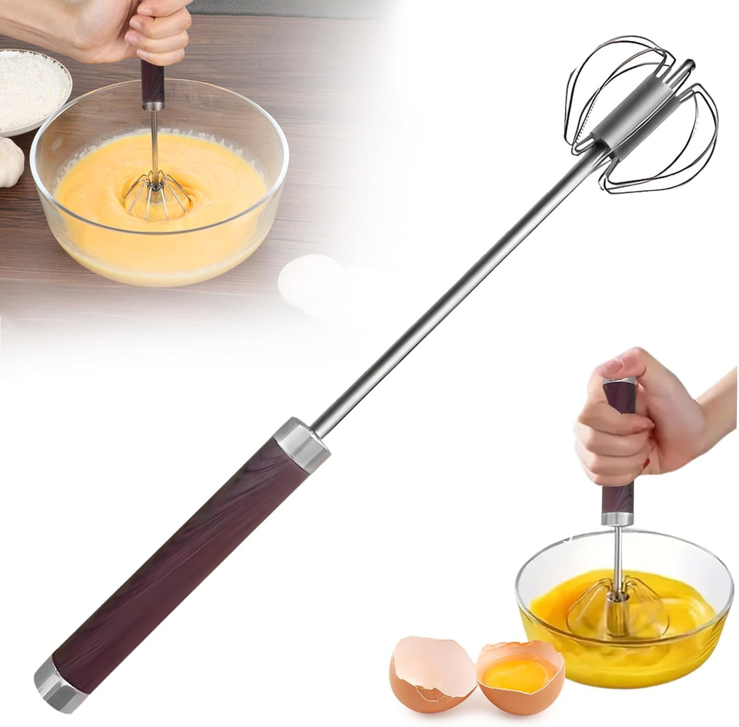 Amazon.com: Easy Whisk, Easy Whisk Handheld Mixer, Semi Automatic Whisk ...