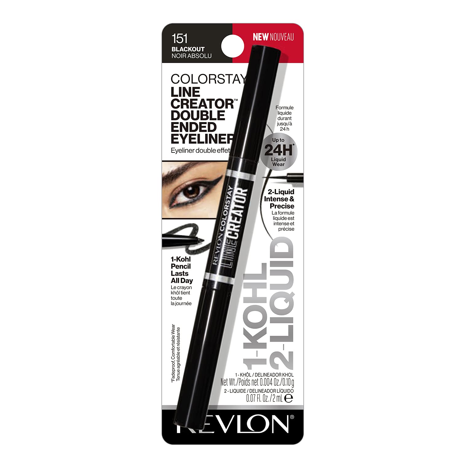 Amazon.com: Revlon ColorStay Line Creator Double Ended Liner - 151 ...