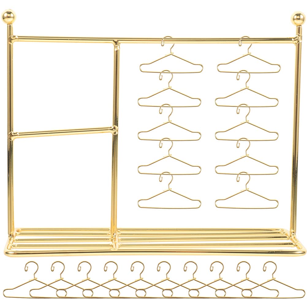 Amazon.com: LOGOFUN Doll Dress Rack Doll Garment Rack with Hanger Metal ...