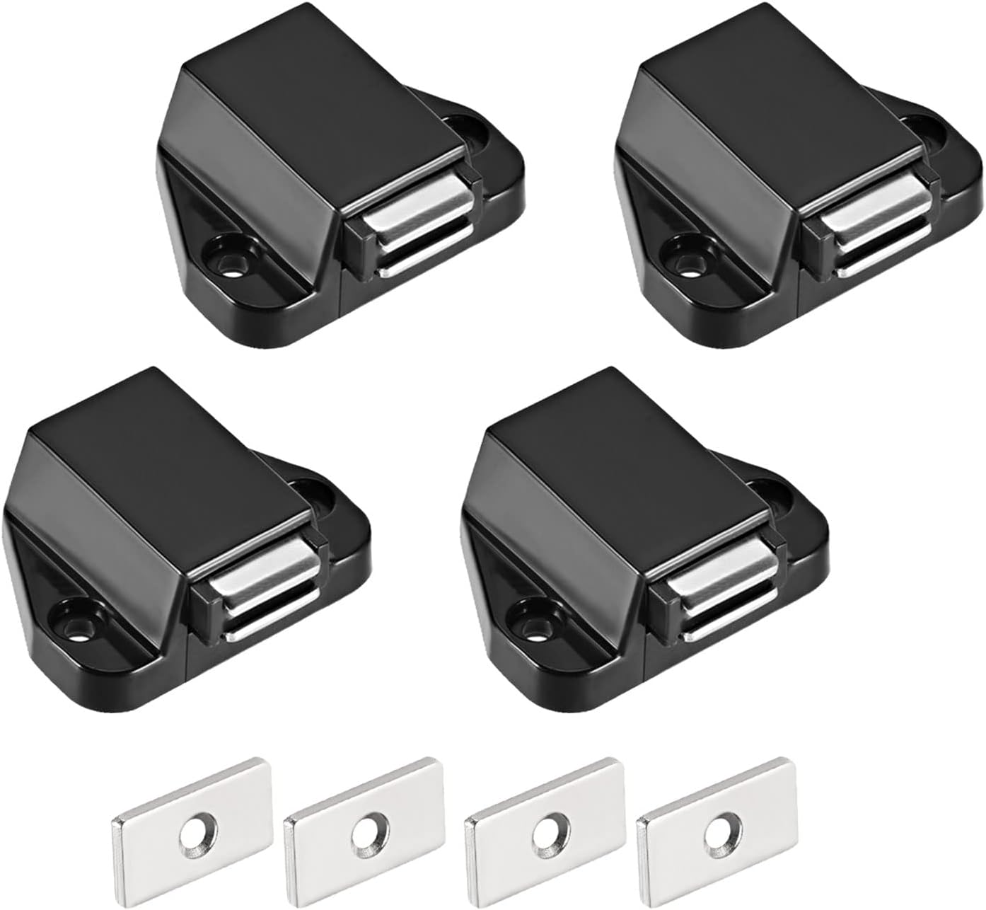 METALLIXITY Magnetic Touch Latch (1.38"x2.72") 4Pcs, Plastic Touch ...