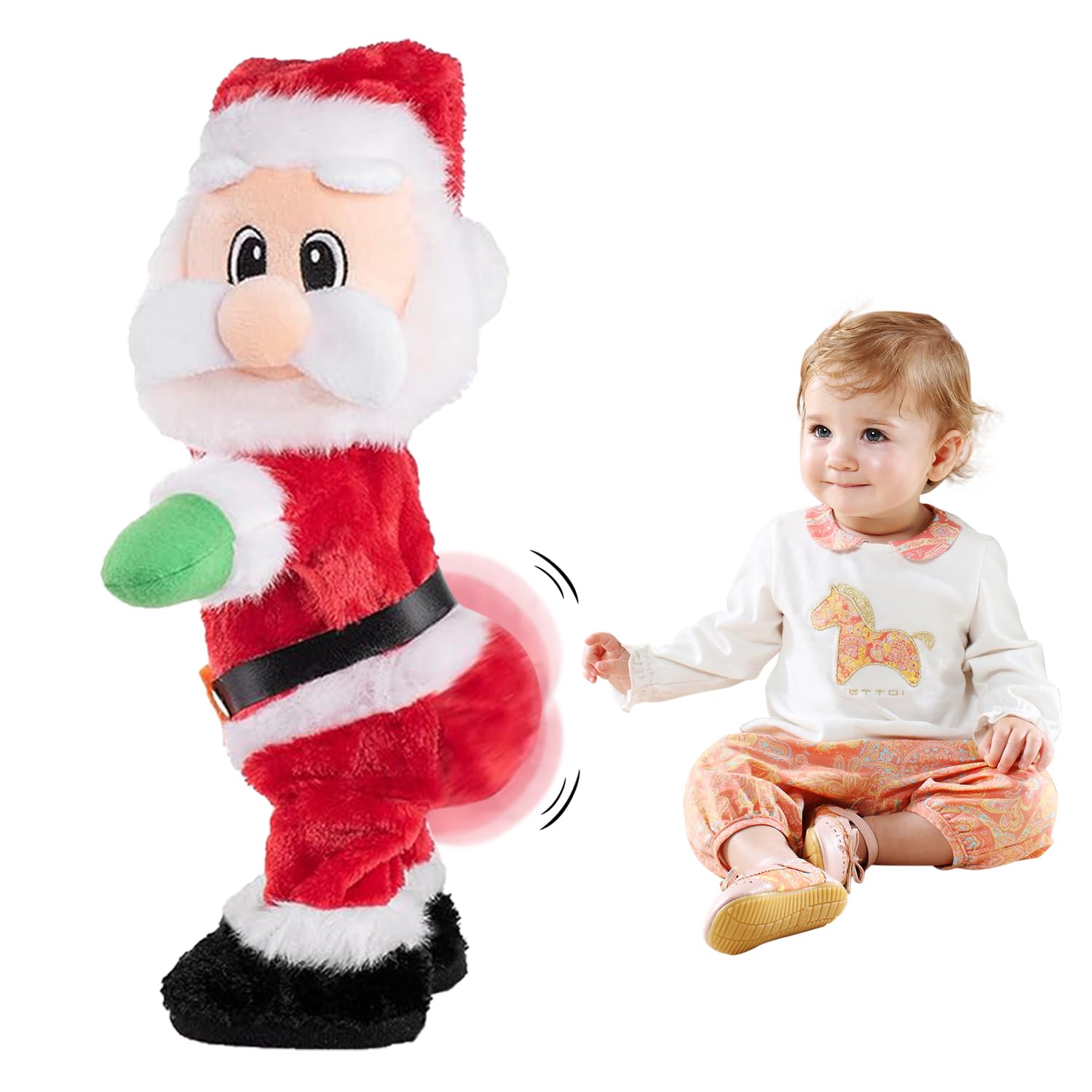 Tedull Twerking Santa Claus,Twisted Wiggle Hip Santa Claus,Dancing ...
