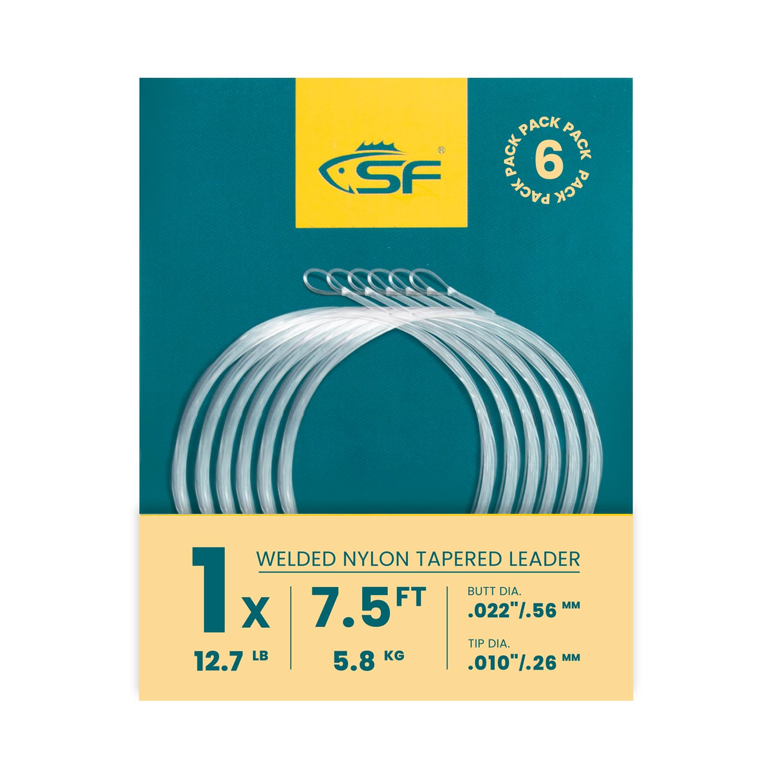 Snapklik.com : SF Welded Tapered Leader Fly Fishing