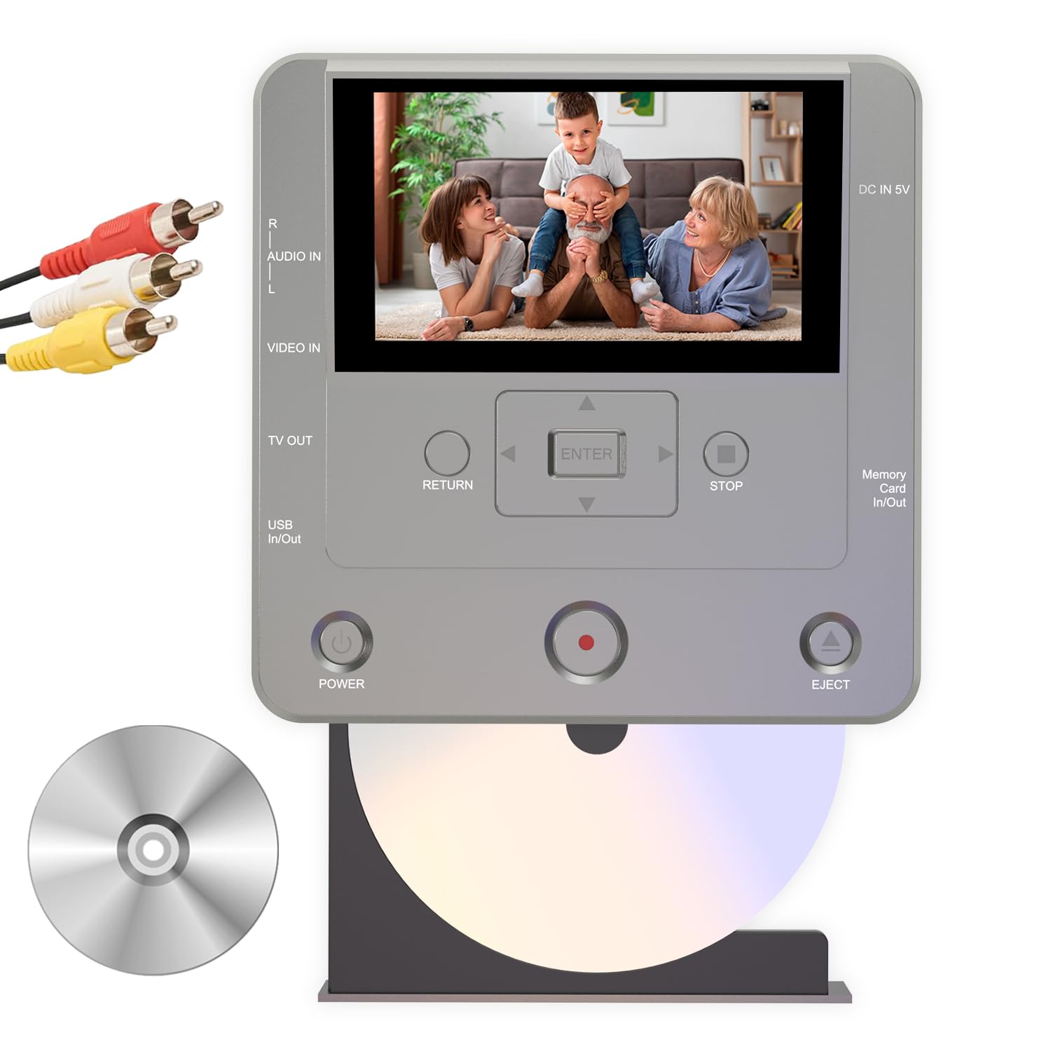 Amazon.com: VHS to Digital Converter, DVD Recorder for TV Recording,VCR ...