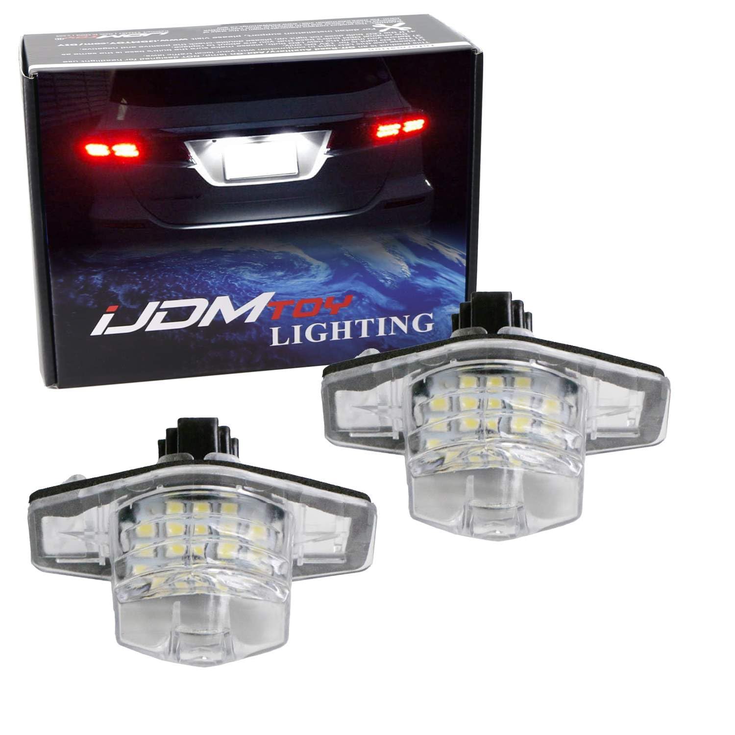 Bright License Plate Bulbs Amazon.com: LivTee License Plate LED Light,