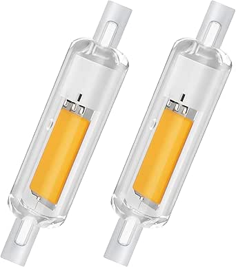 R7S LED Bulb 78mm Dimmable,Natural White 4500K,1000 LM,360°Beam Angle ...