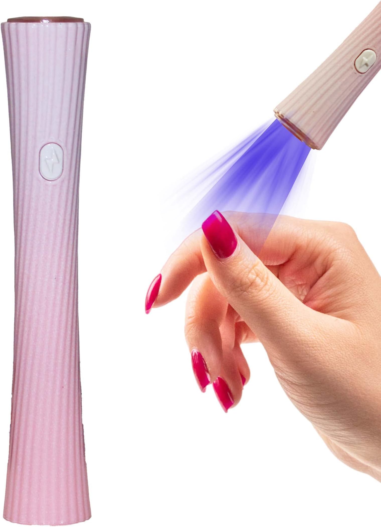 Amazon.com: Handheld Mini UV Light for Gel Nails, 3W Portable LED Nail ...